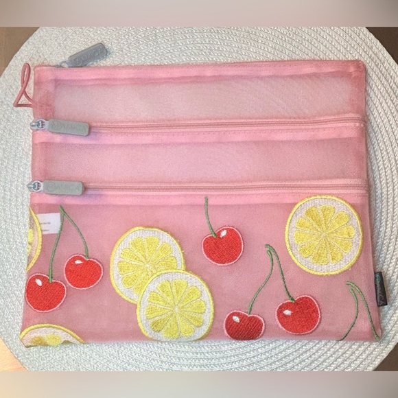 miamica | Bags | Miamica Three Compartment Durable Mesh Bag Nwot | Poshmark